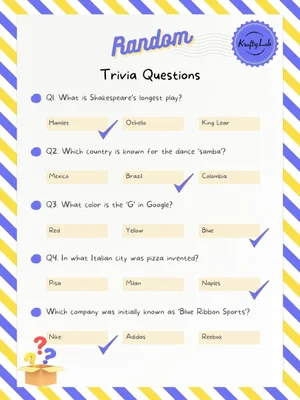 Fun Trivia Questions And Answers For Team Building