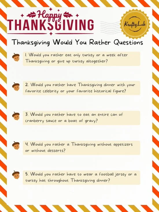 40+ Fun Thanksgiving Icebreaker Questions For Teams