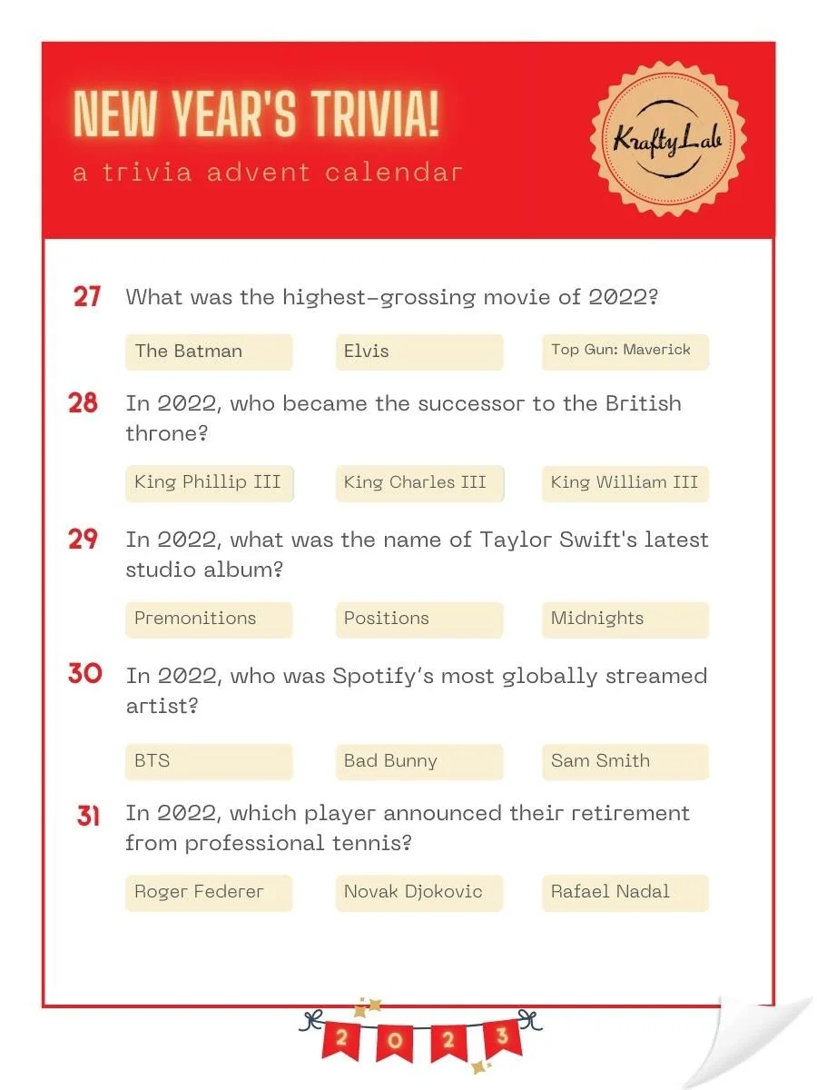 40 Fun New Year's Trivia Questions And Answers For Work