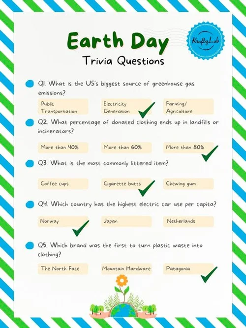 30+ Earth Day Trivia Questions And Answers For Work