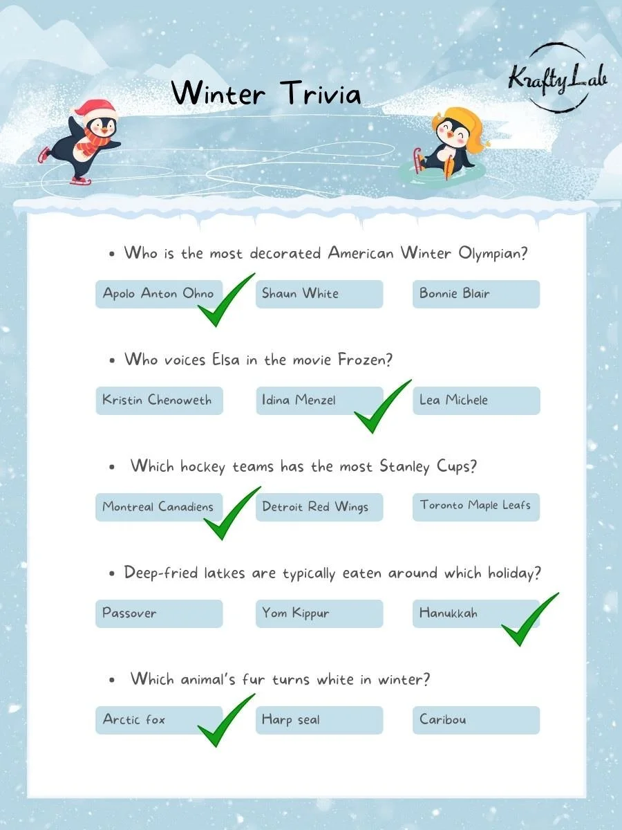 30+ Fun Winter Trivia Questions And Answers For Work