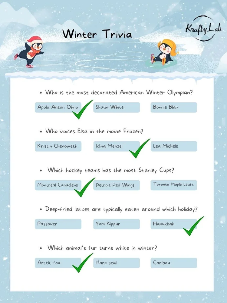 30+ Fun Winter Trivia Questions And Answers For Work