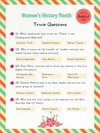 40+ Inspiring Women's History Month Trivia Questions
