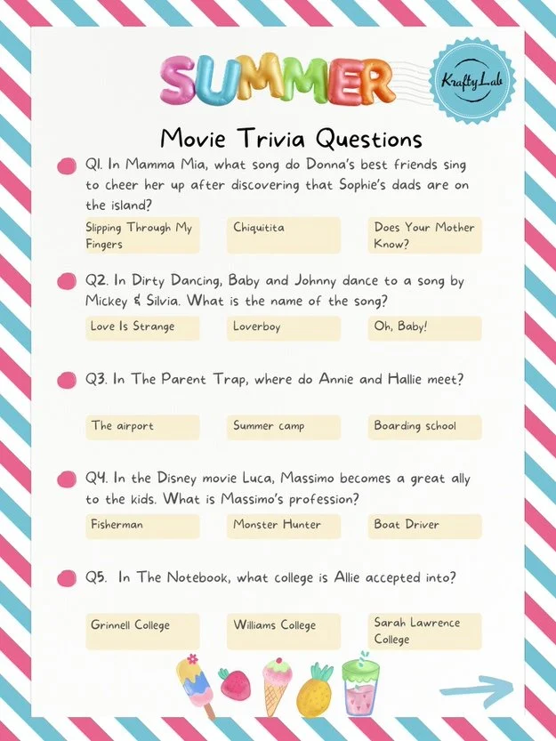 30+ Fun Summer Trivia Questions And Answers