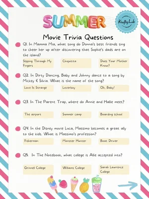 30+ Fun Summer Trivia Questions And Answers