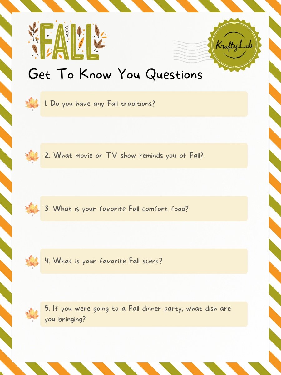 40 Fun Fall Icebreaker Questions For Team Build