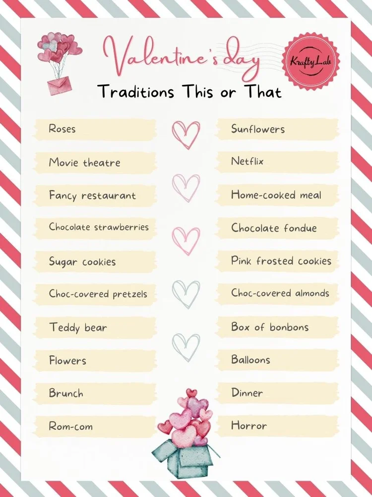 50 Valentine's Day This Or That Questions For Work