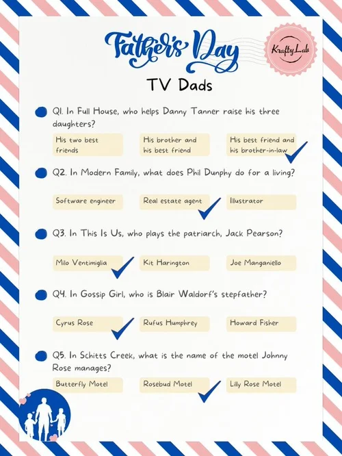 Fun Father's Day Trivia Questions And Answers For Work