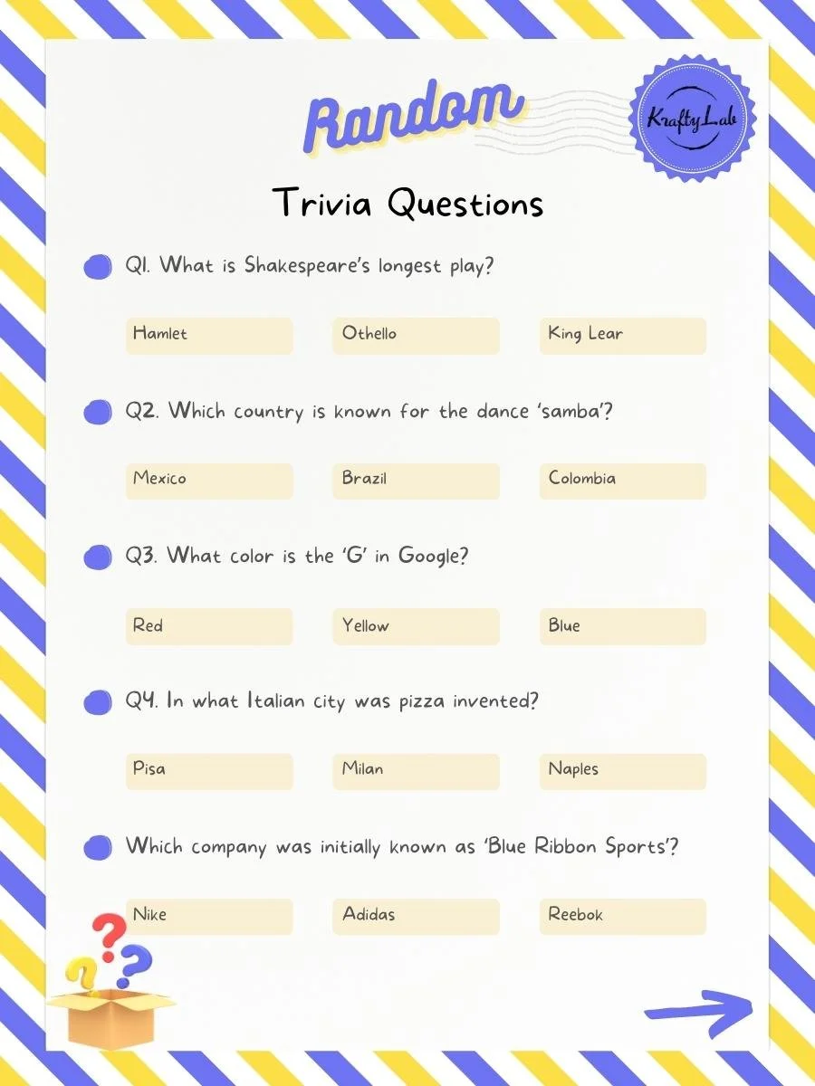 Fun Trivia Questions And Answers For Team Building
