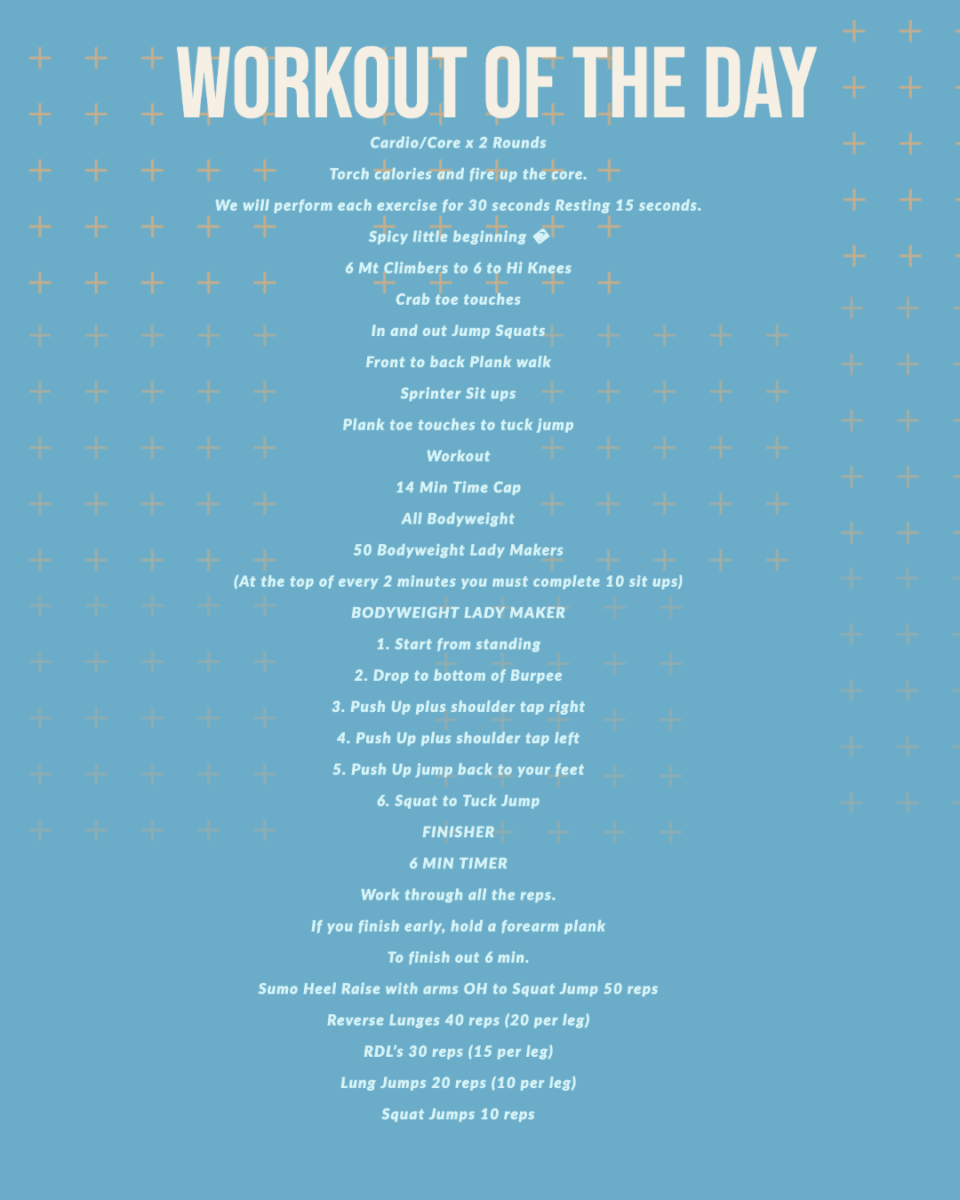 Saturday Sweat — THE MILL SV