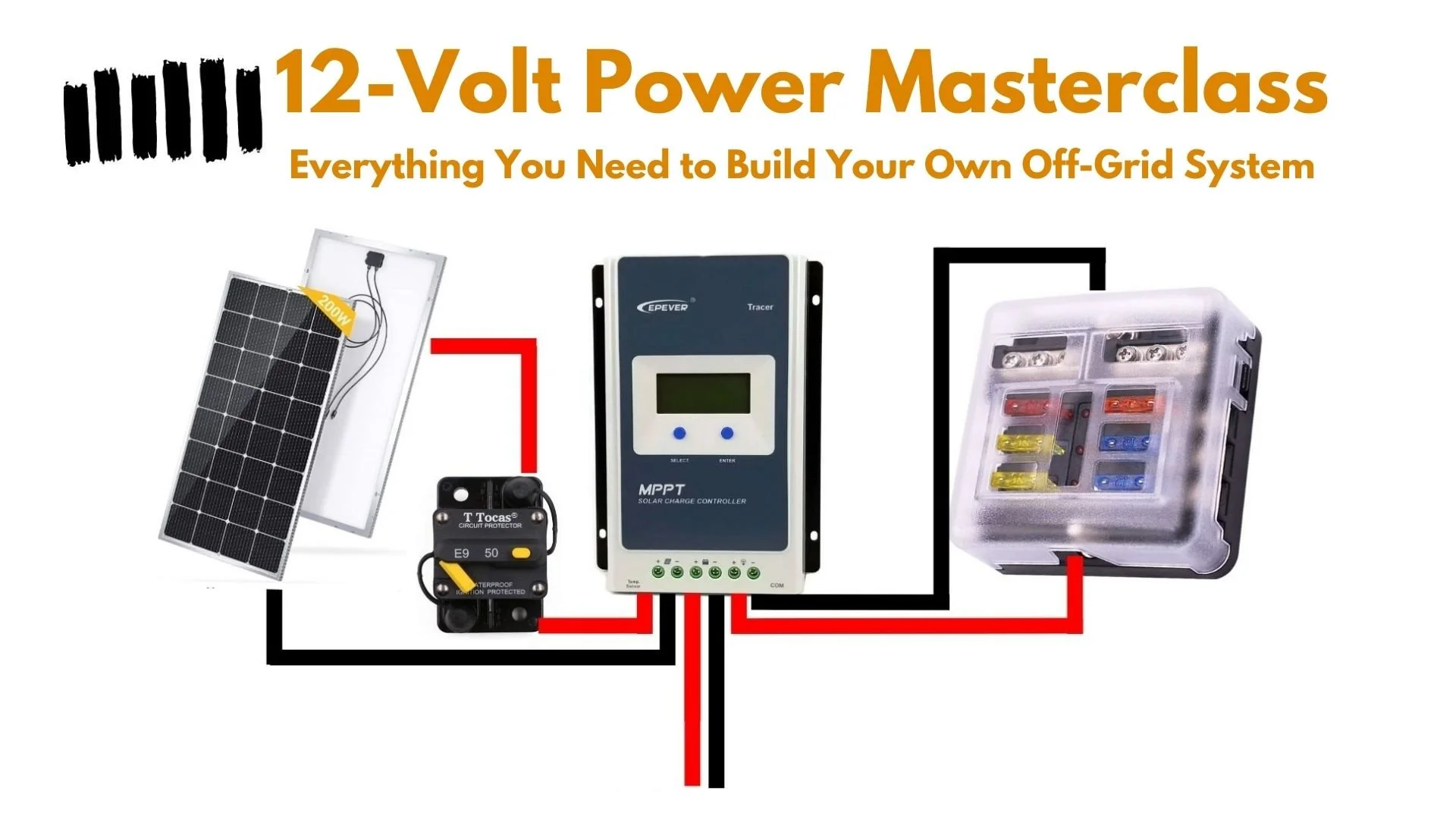 12-Volt DIY Power Masterclass - Learn How to Build Your Own Off Grid System — VANKOOKZ