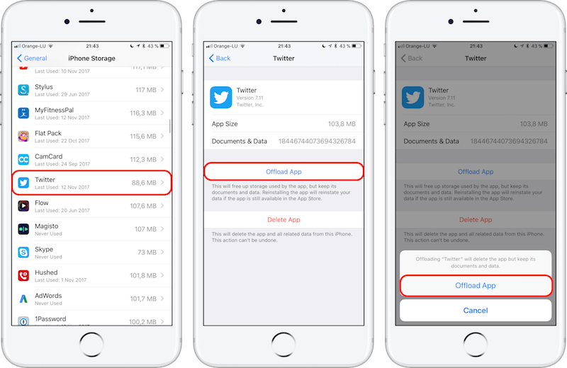 How to save space and reduce distractions with "app offloading" — EasyTECH