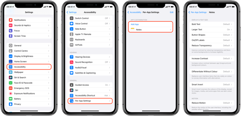 How to set the text size on an app-by-app basis on your iPhone — EasyTECH