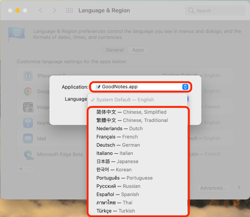 How to set the language on an app-by-app basis on your Mac — EasyTECH