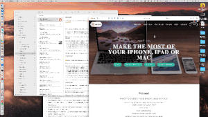 How to quickly see your desktop without minimizing or closing all your applications on your Mac ...