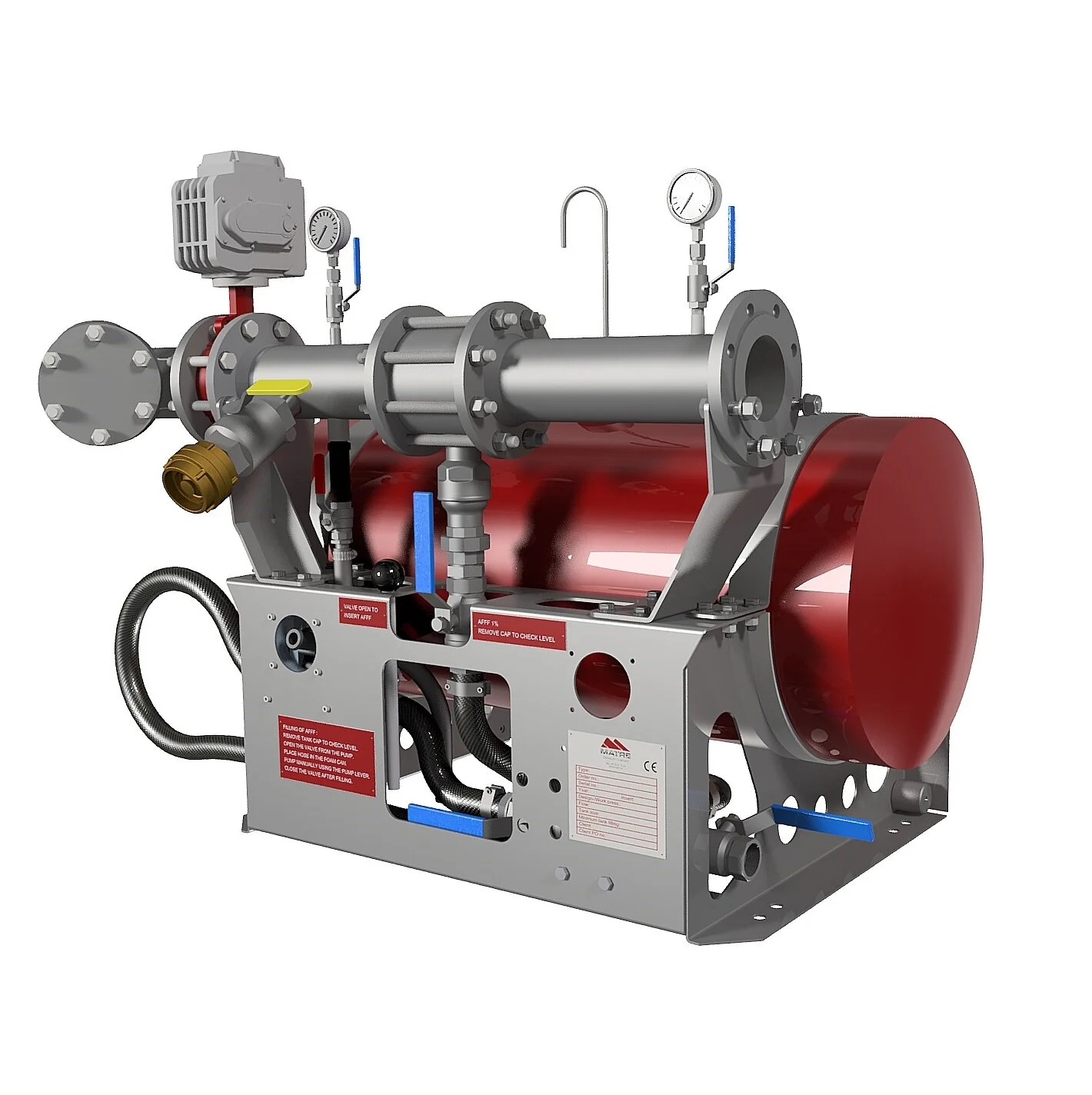 Deck Integrated Fire Fighting System For Helidecks Diffs — Matre