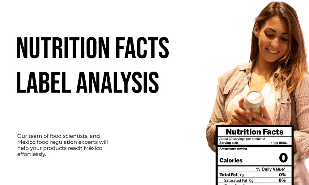 Nutrition Facts Labels Analysis for Mexico