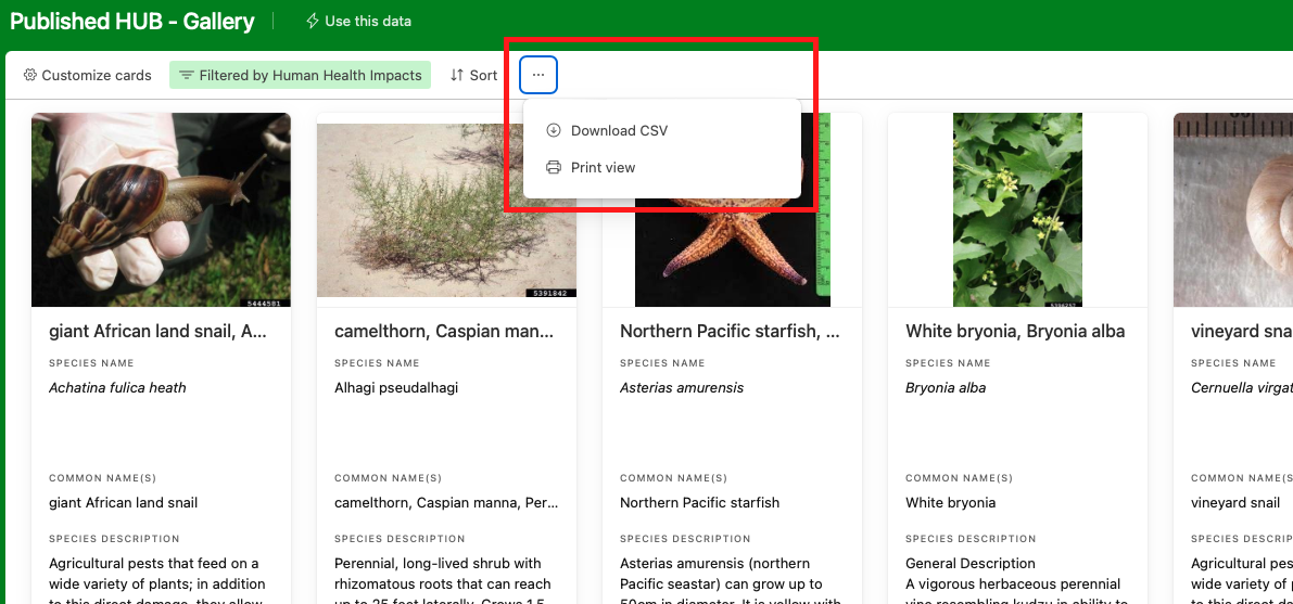 Oregon Invasive Species Information Hub User Guide — Oregon Invasive ...