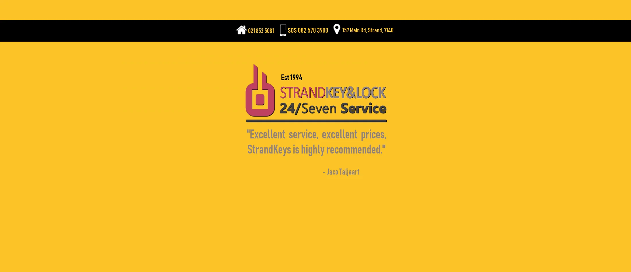 Number Plates — STRAND Key&Lock