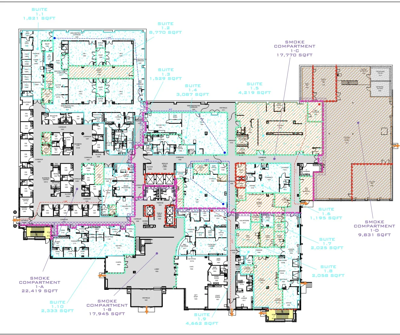 Life Safety Drawings SAFE HOSPITAL SERVICES Life Safety Drawings SAFE HOSPITAL SERVICES