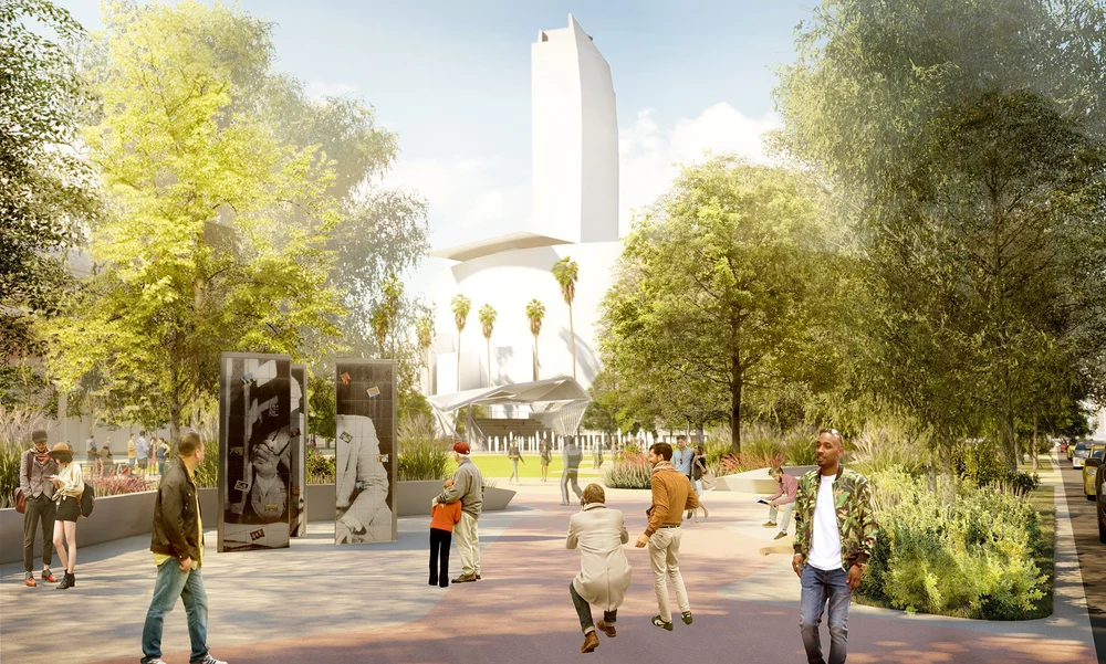 GILBERT LINDSAY PLAZA AMPHITHEATER AND CAFE — CHEE SALETTE