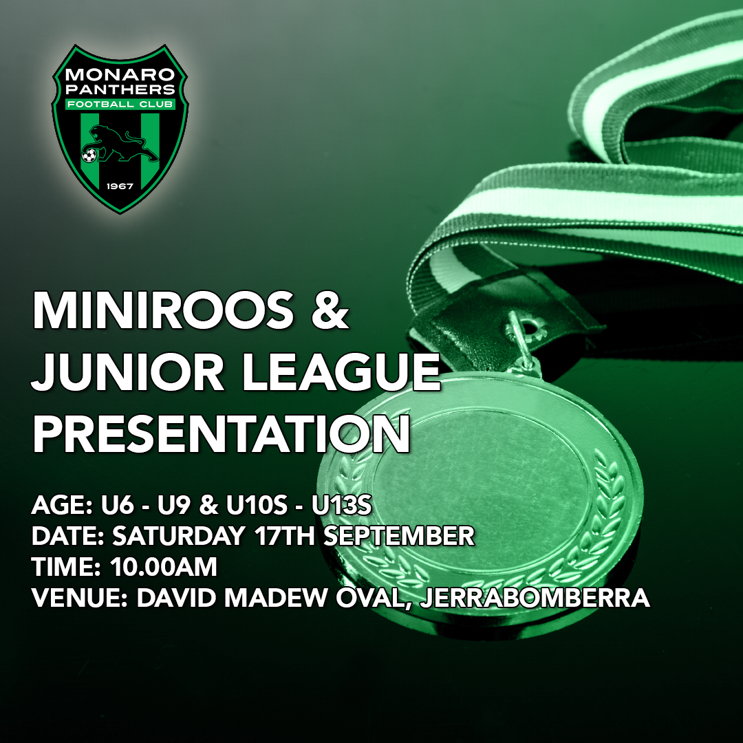 MPFC - 2022 Miniroos & Junior League Presentation