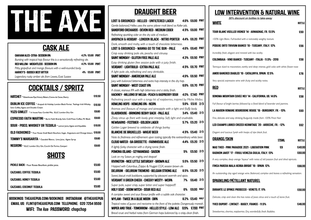 Drink — The Axe