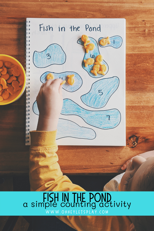 Fish in the Pond - Simple Counting Activity with FREE Printable — Oh ...
