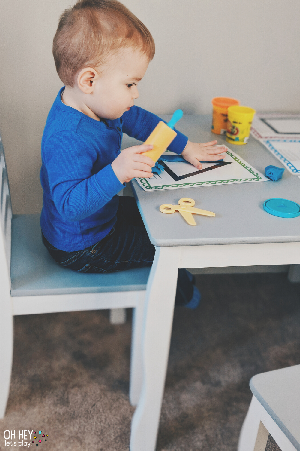 Shape Play Doh Mats — Oh Hey Let's Play