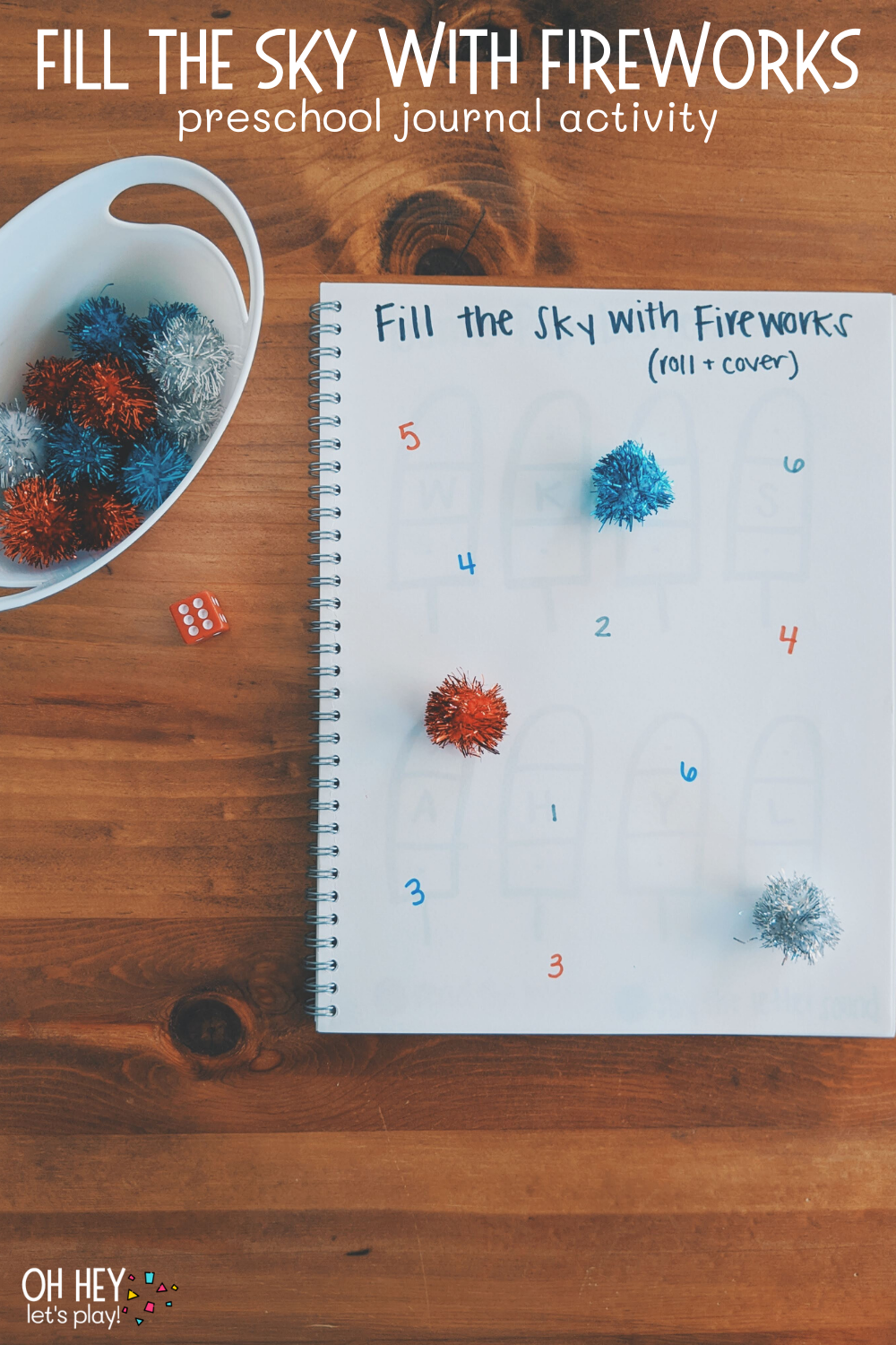4th of July Journal Activities for Preschoolers — Oh Hey Let's Play