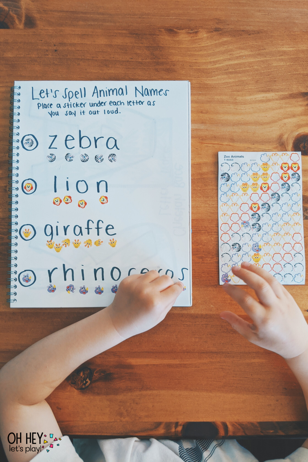 Zoo-Themed Journal Activities for Preschoolers — Oh Hey Let's Play