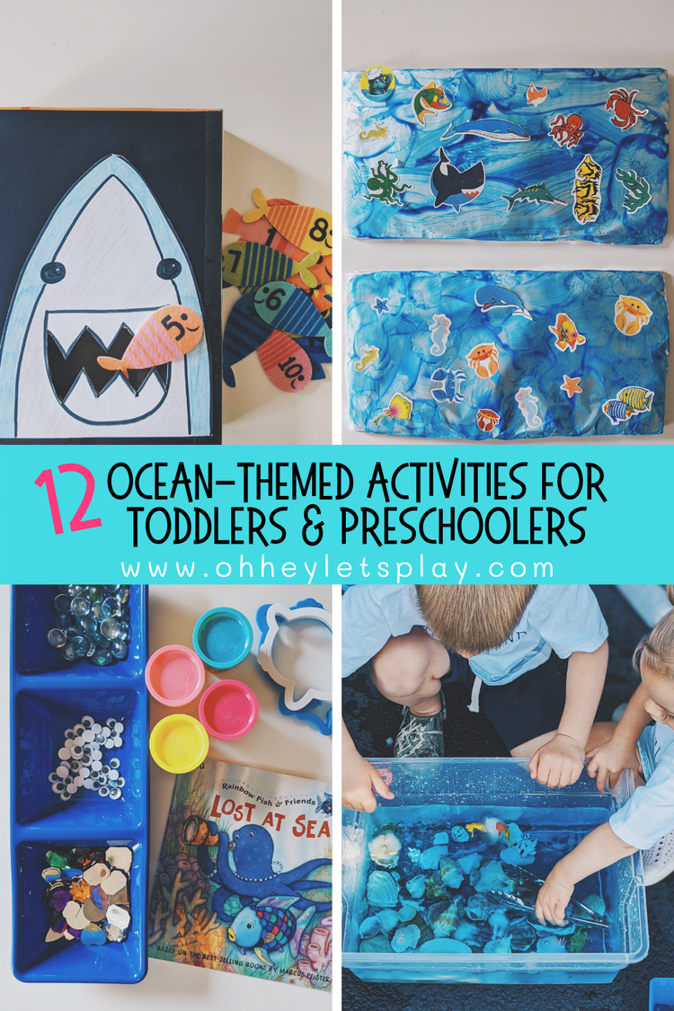 Ocean Activities for Toddlers and Preschoolers — Oh Hey Let's Play