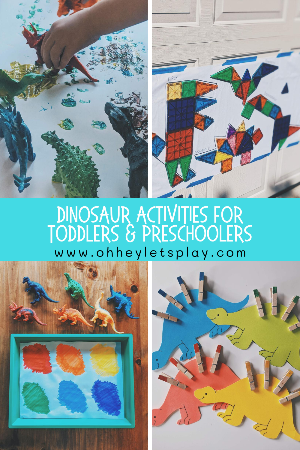 Dinosaur Activities For Toddlers And Preschoolers Oh Hey Let s Play
