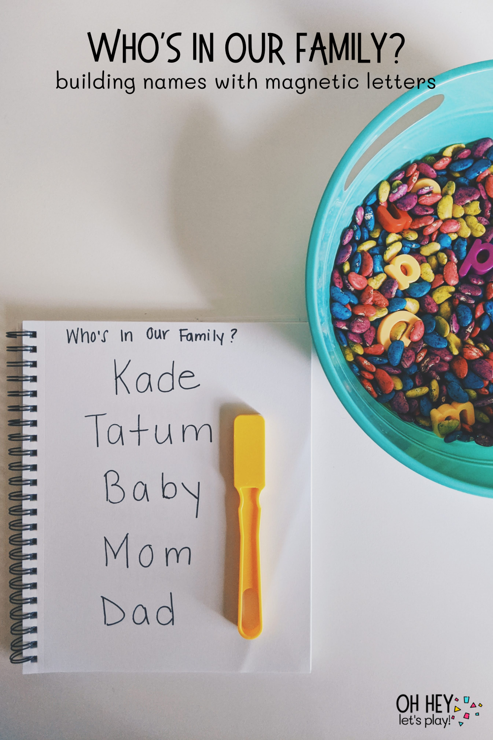 7 Name Journal Activities for Preschoolers — Oh Hey Let's Play