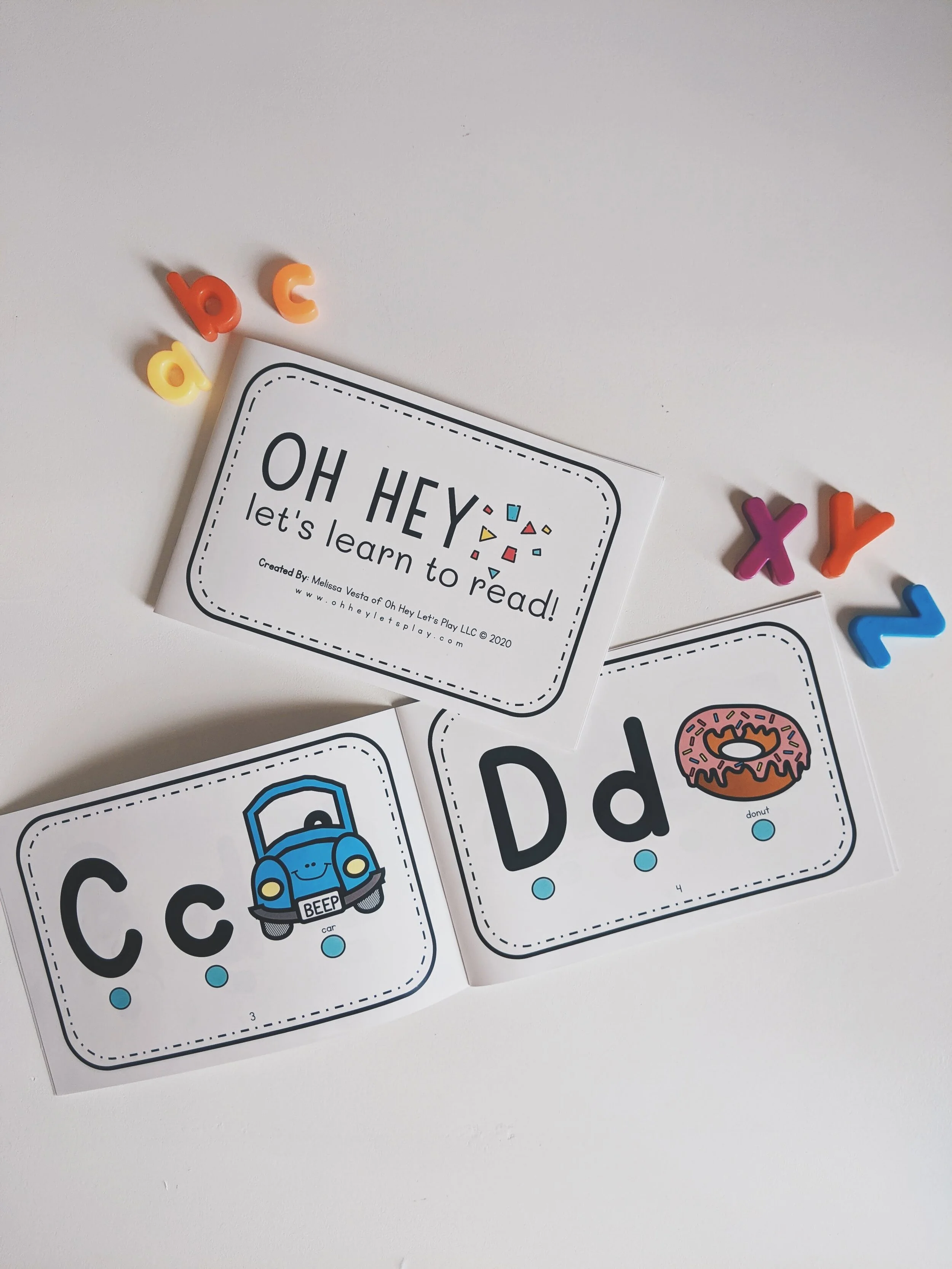 "Oh Hey Let's Learn to Read!" - Mini Book — Oh Hey Let's Play