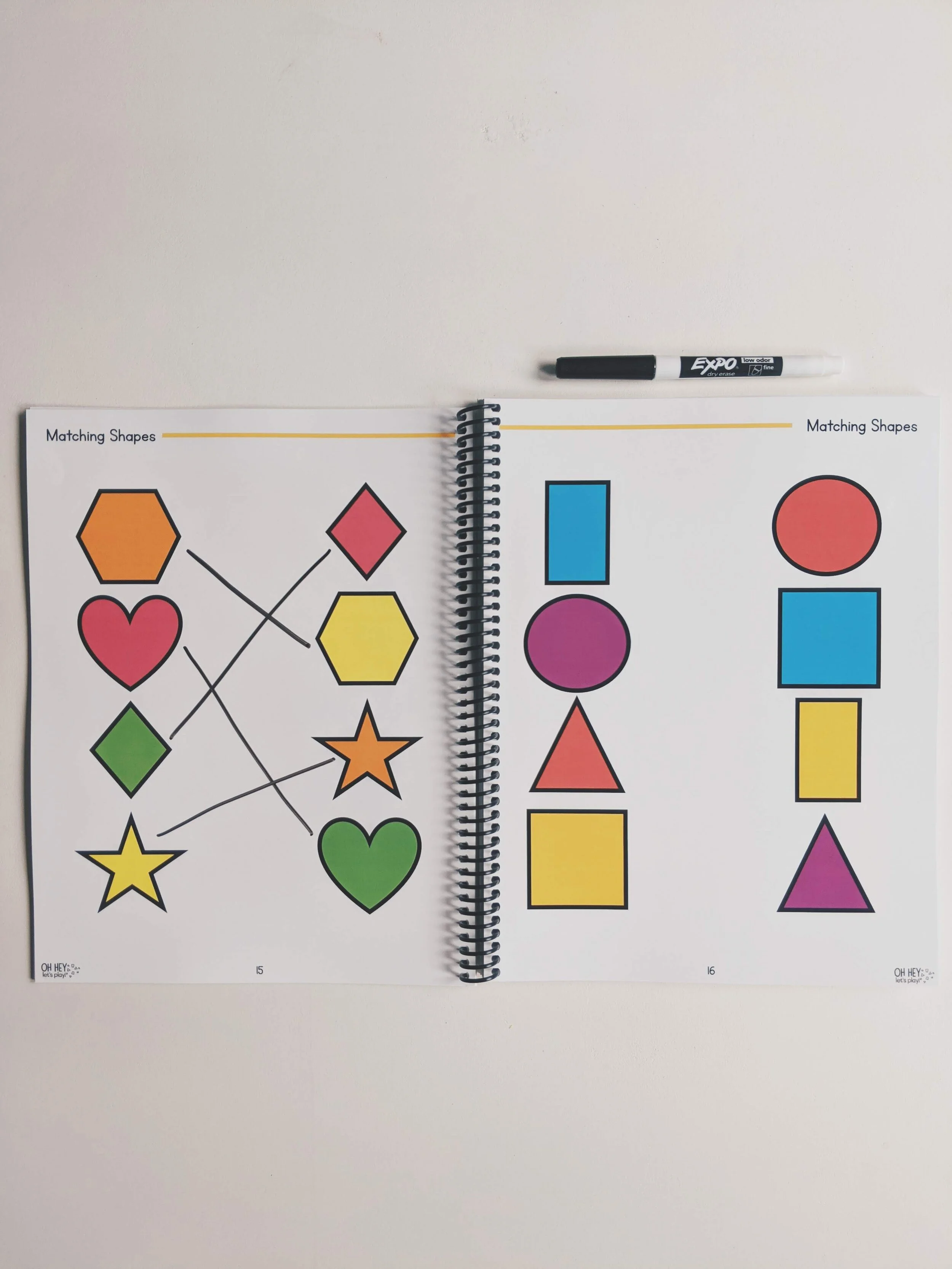 "Oh Hey Let's Play with Numbers & Shapes!" — Oh Hey Let's Play