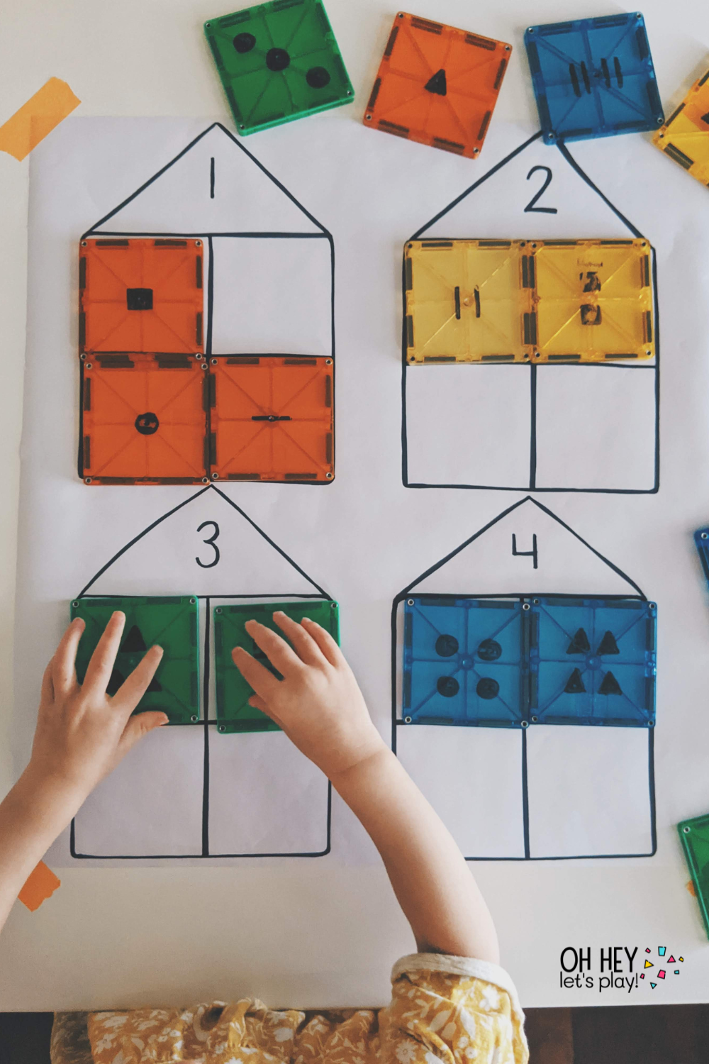 Learning with Magnetic Tiles — Oh Hey Let's Play