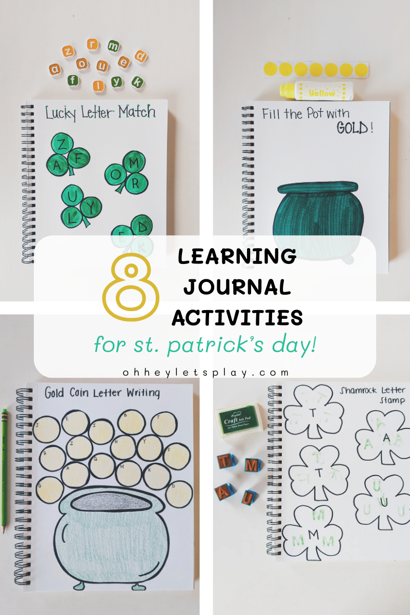 8 Learning Journal Activities for St. Patrick's Day — Oh Hey Let's Play