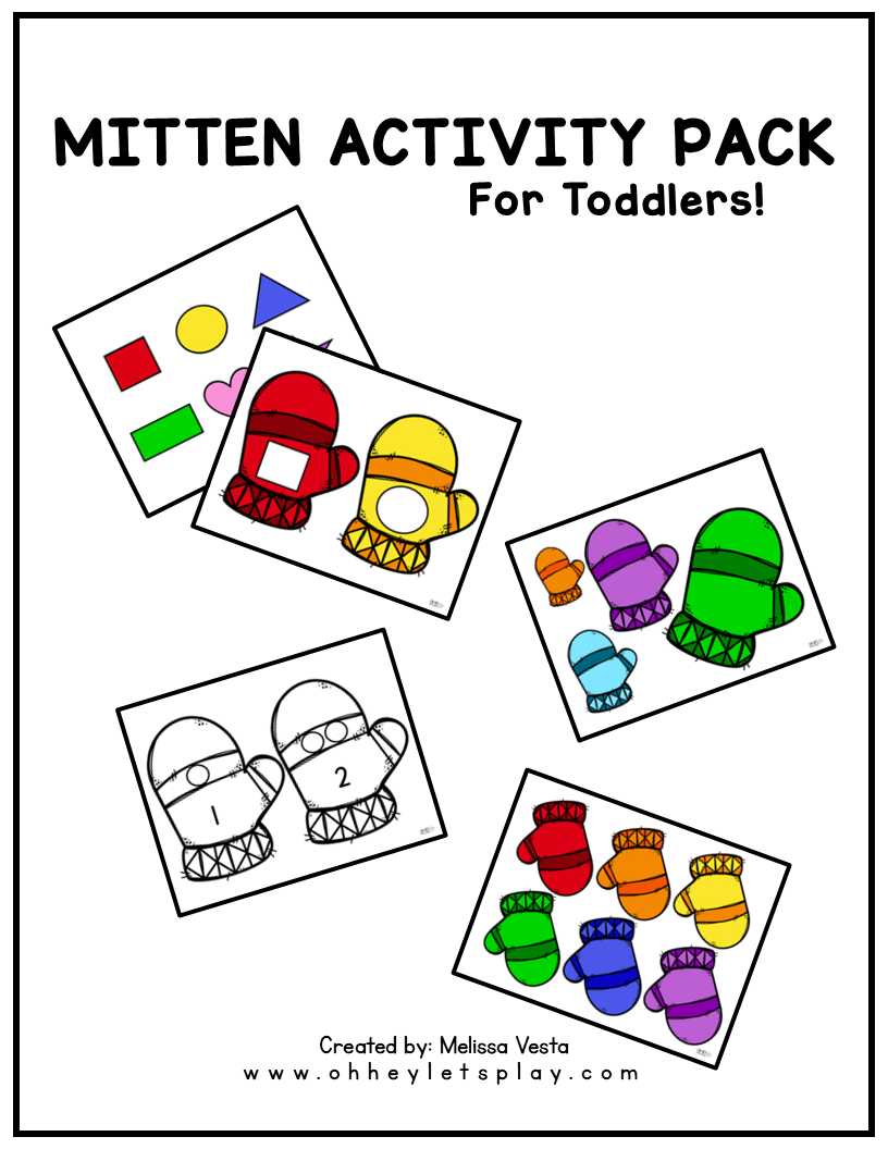 Mitten Activities for Toddlers and Preschoolers — Oh Hey Let's Play