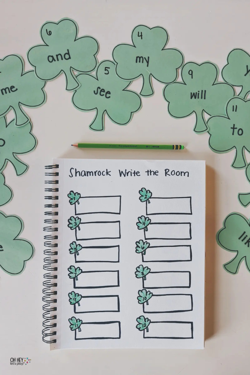 8 Learning Journal Activities for St. Patrick's Day — Oh Hey Let's Play