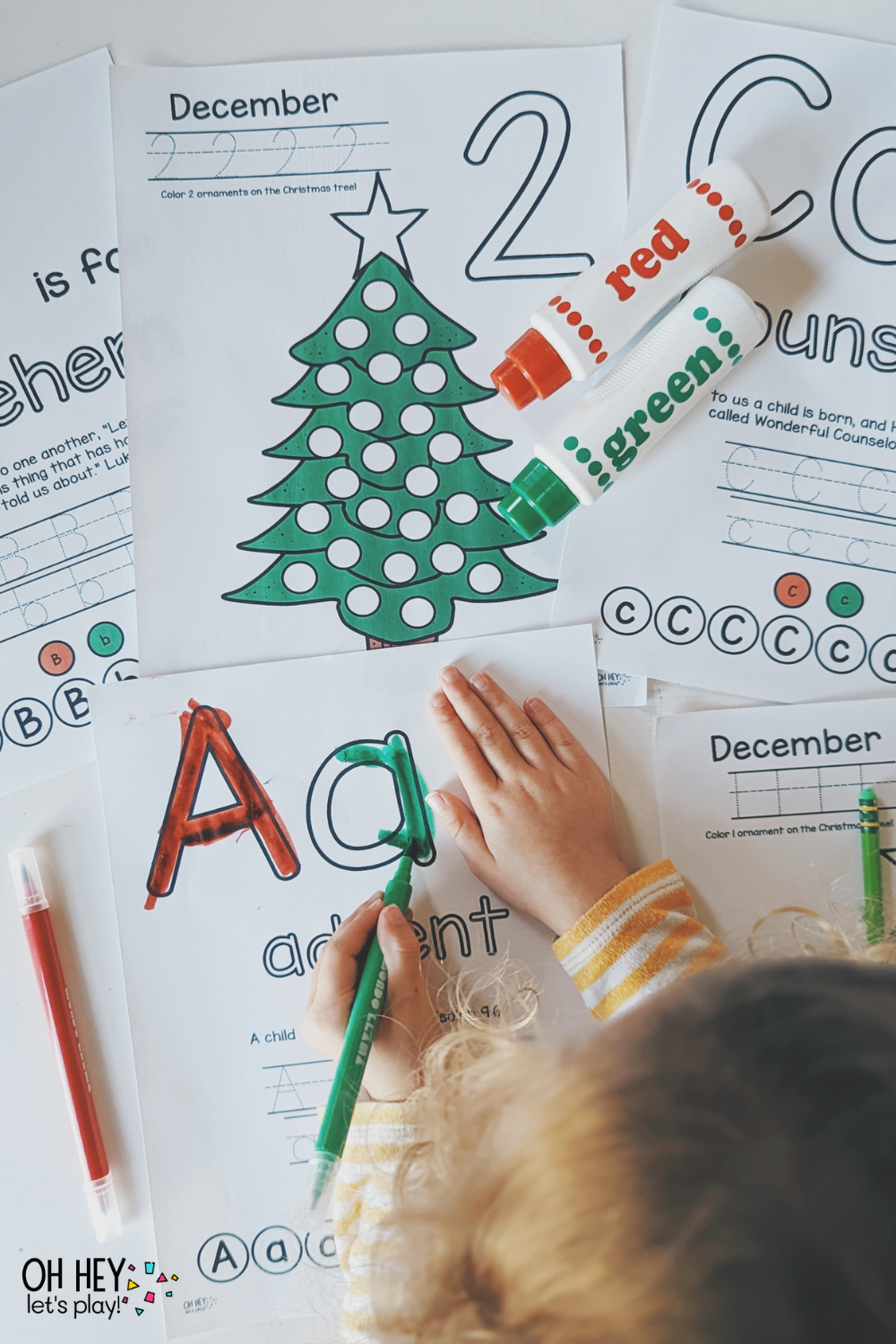 Advent ABCs - A Christmas Countdown for Toddlers & Preschoolers — Oh ...