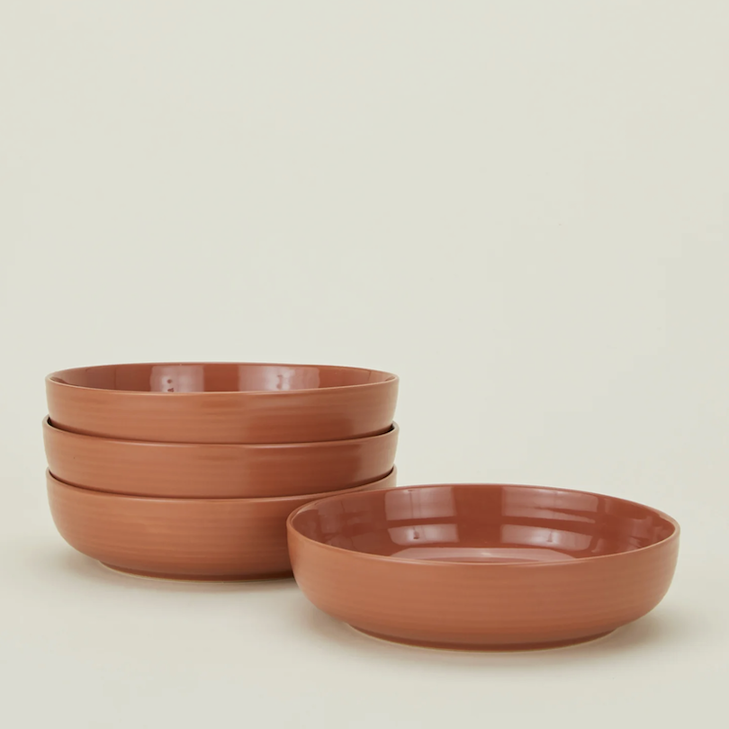 Hawkins New York - Essential Low Bowls in Terracotta (Set of 4) — Bosco ...