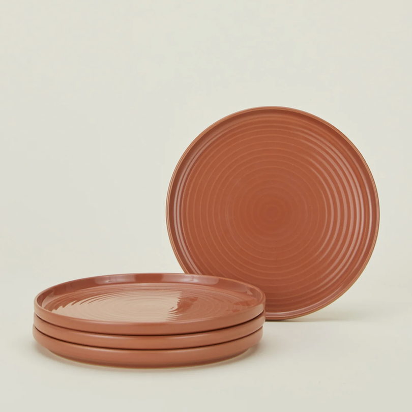 Hawkins New York - Essential Dinner Plates in Terracotta (Set of 4 ...