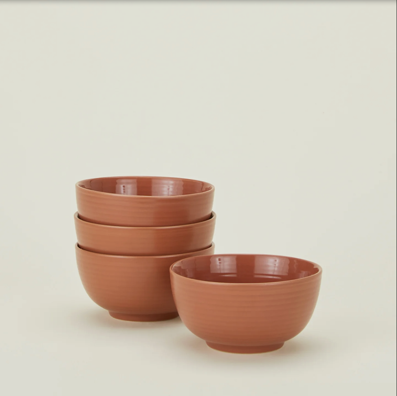 Hawkins New York - Essential Large Bowls in Terracotta (Set of 4 ...