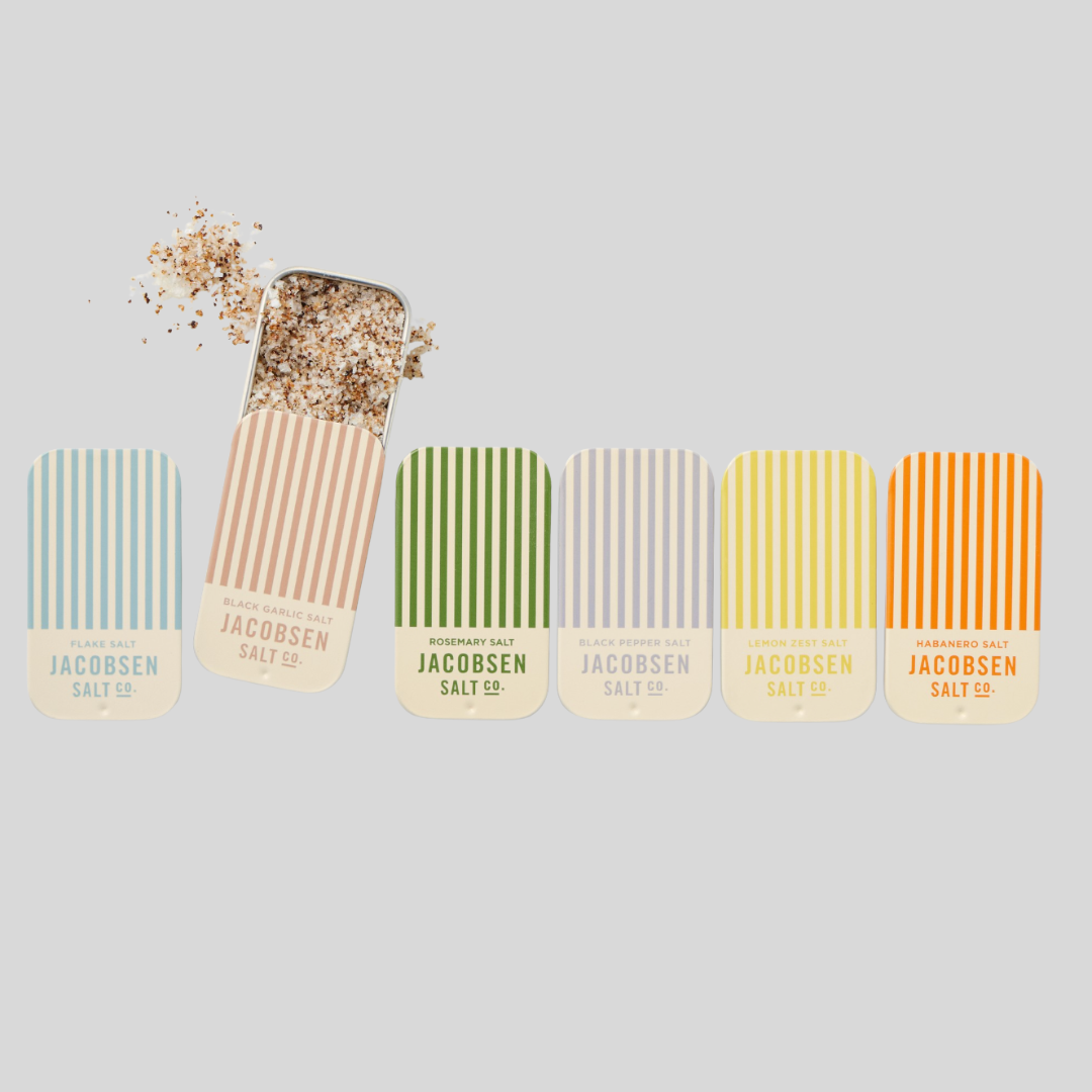 Jacobsen Salt Co. - Infused Salt Slide Tin Collection — Bosco's Mercantile