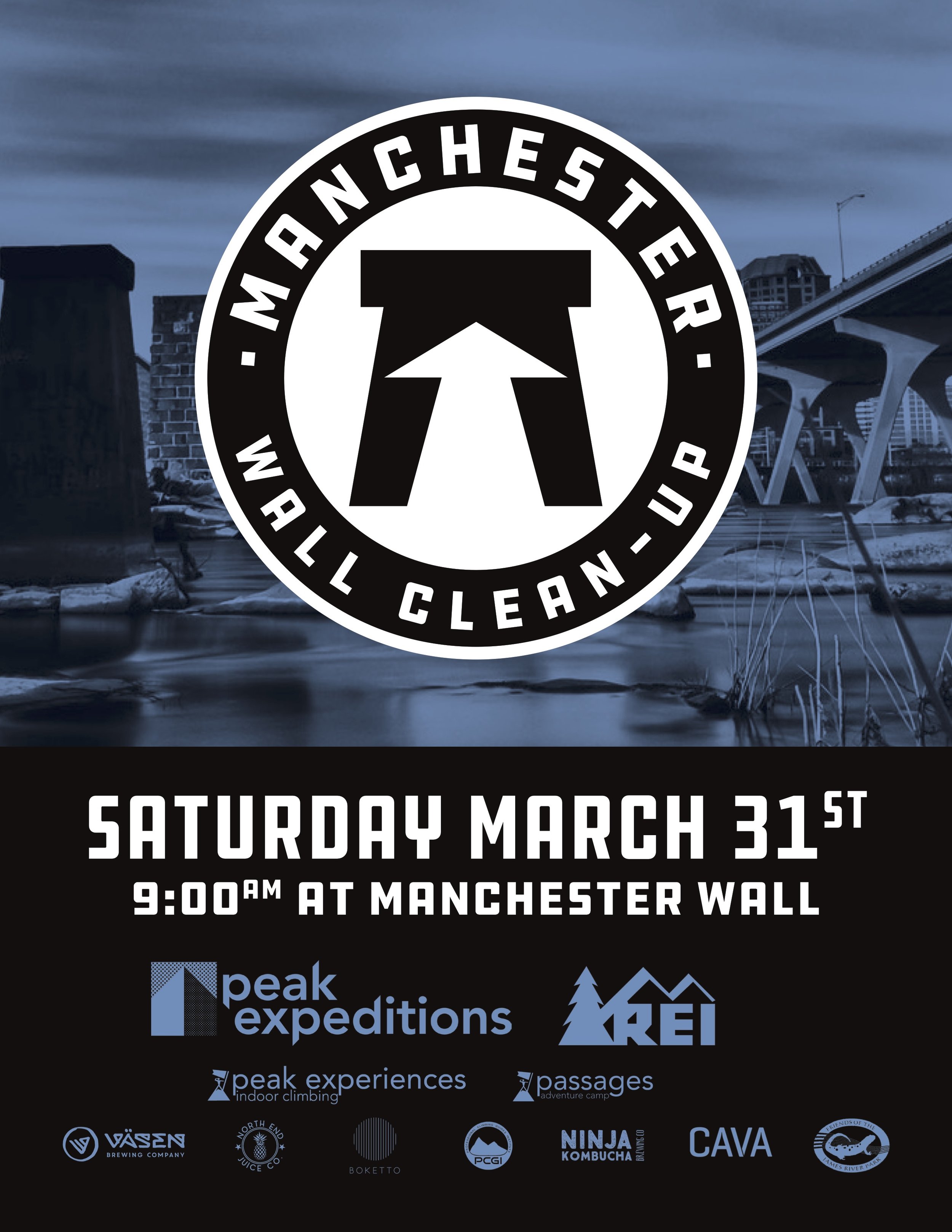Manchester Wall Cleanup - 3/31 — Peak Experiences