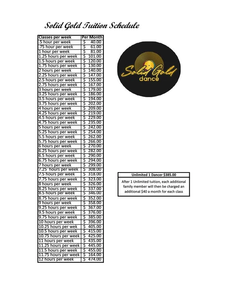 Solid Gold Dance Inc.
