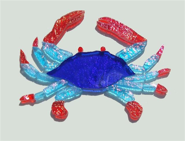 Mosaic Crabs — Aquatic Glass Mosaics