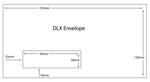 Guide to Common Envelope Window Positions | Glide Print are your local ...