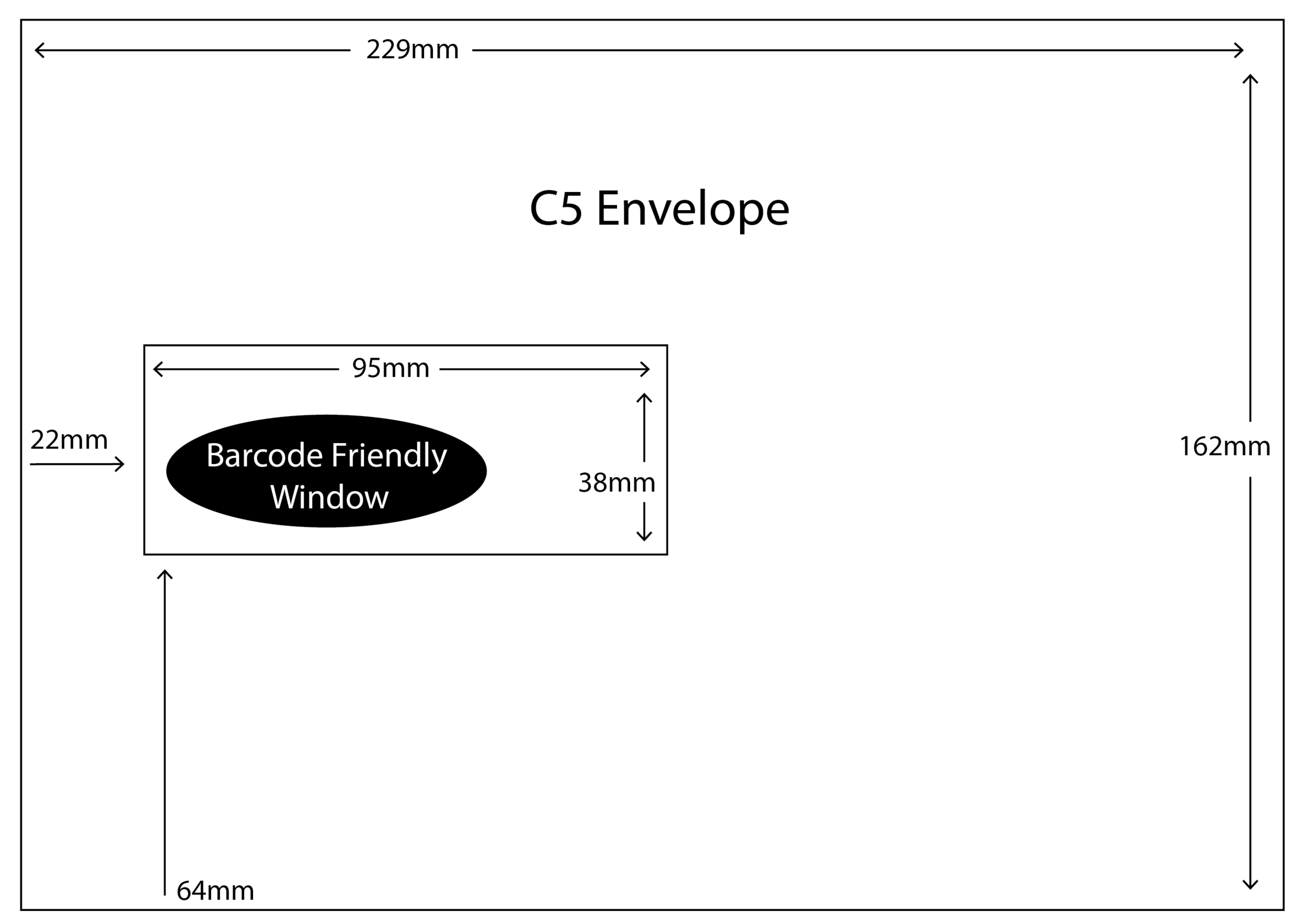 Guide to Common Envelope Window Positions | Glide Print are your local ...